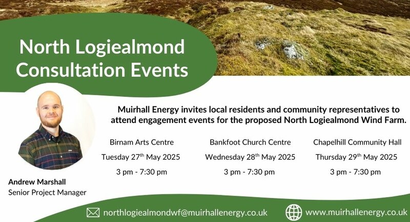 Muirhall Hosts North Logiealmond Wind Farm Consultation Events