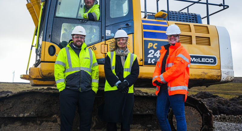 MUIRHALL ENERGY COMMENCES CONSTRUCTION OF PRIESTGILL WIND FARM